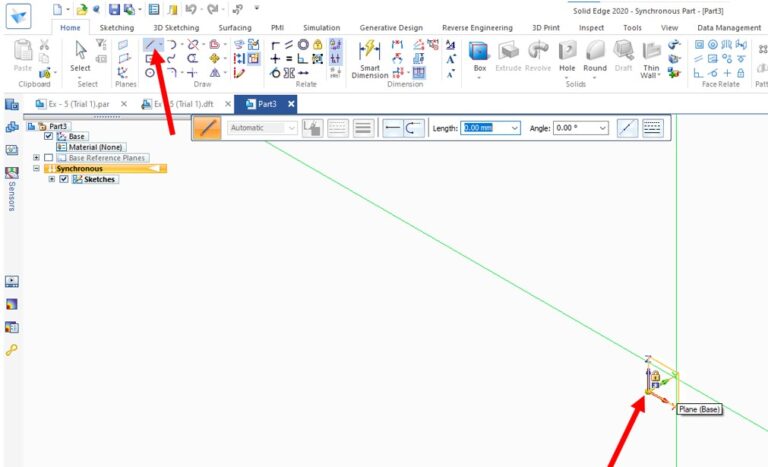 Solid Edge Tutorial: Part Modeling in Synchronous Mode (Ex. - 5) - The Machine Design